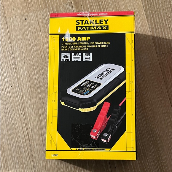 Stanley | Other | Stanley Fatmax Yellow And Black Jump Starter | Poshmark